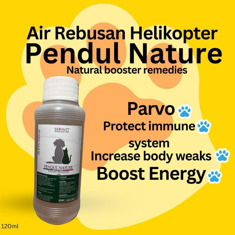 PENDUL NATURE air rebusan rumput helikopter 120ml cat dog | Shopee Malaysia