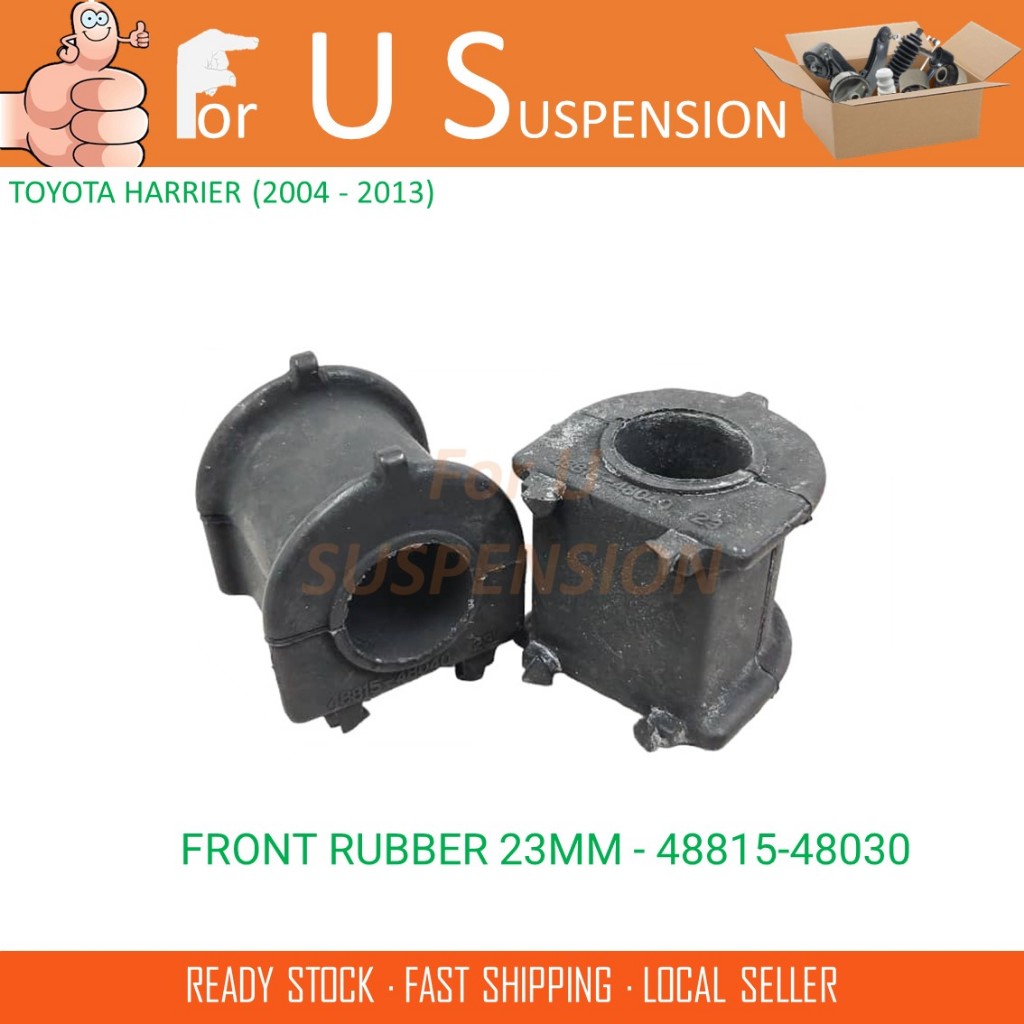 1SET 2 PIECES FRONT STABILIZER BUSH RUBBER 23MM - TOYOTA HARRIER ACU30 ...