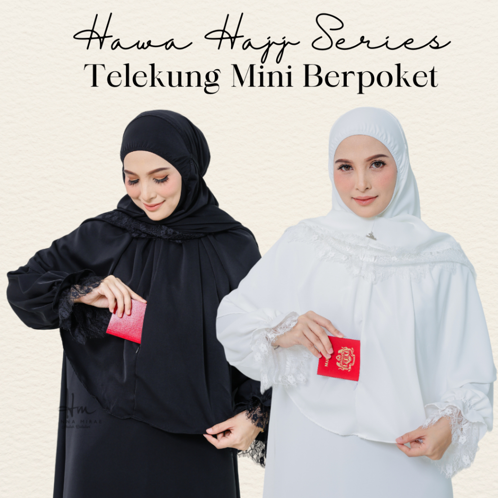 [Mini Telekung Sahaja] Hanna Mirae MINI TELEKUNG HAWA Umrah / Haji ...