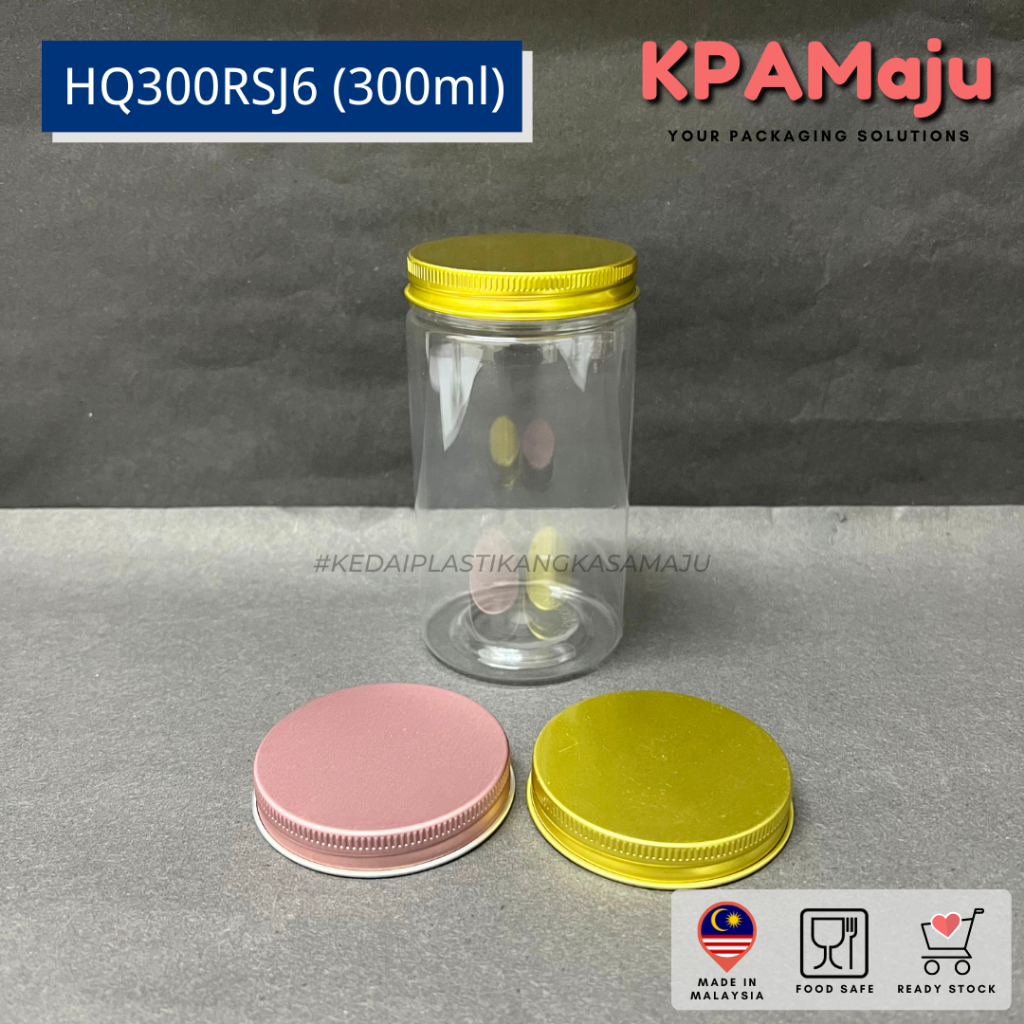 [50pcs]【Bundle Pack】Balang HQ300RSJ6 (300ml) Gold Aluminium Cap ...