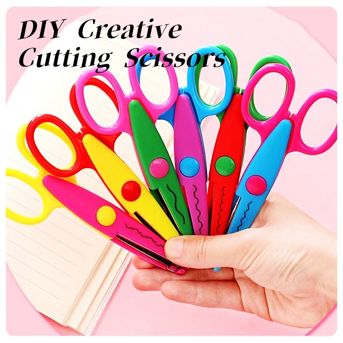 Design Scissors Art and Craft DIY Creative Wave Lace Edge Cutting ...