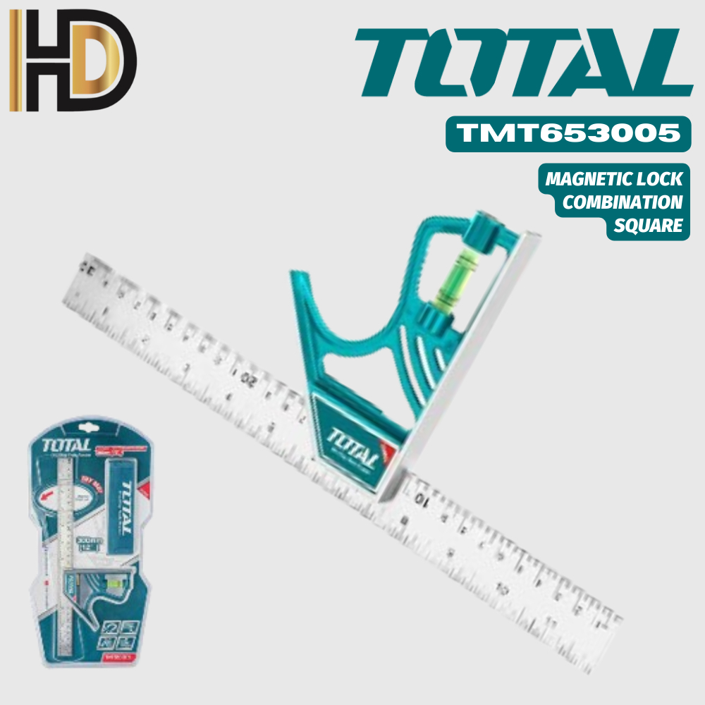 TOTAL Magnetic Lock Combination Square / TOTAL Combination Square ...