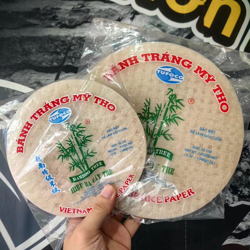 Banh Trang My Tho Tufoco - Vietnam Rice Paper 340g (22cm & 16cm ...