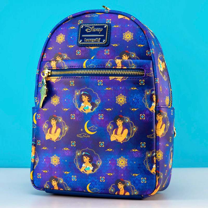 Limited Edition Loungefly × Disney Aladdin Princess Jasmine and Aladdin ...