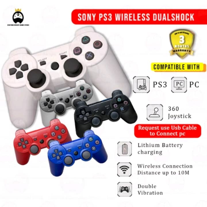SONY PS3 Wireless Duals Shock 3 Controller Joystick PS3 [Ship From ...