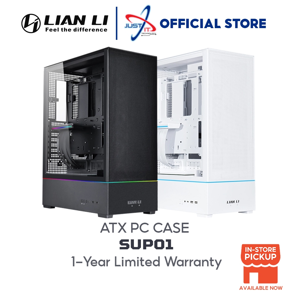 Lian Li SUP01 ATX Desktop PC Gaming Case - Black/White | Shopee Malaysia