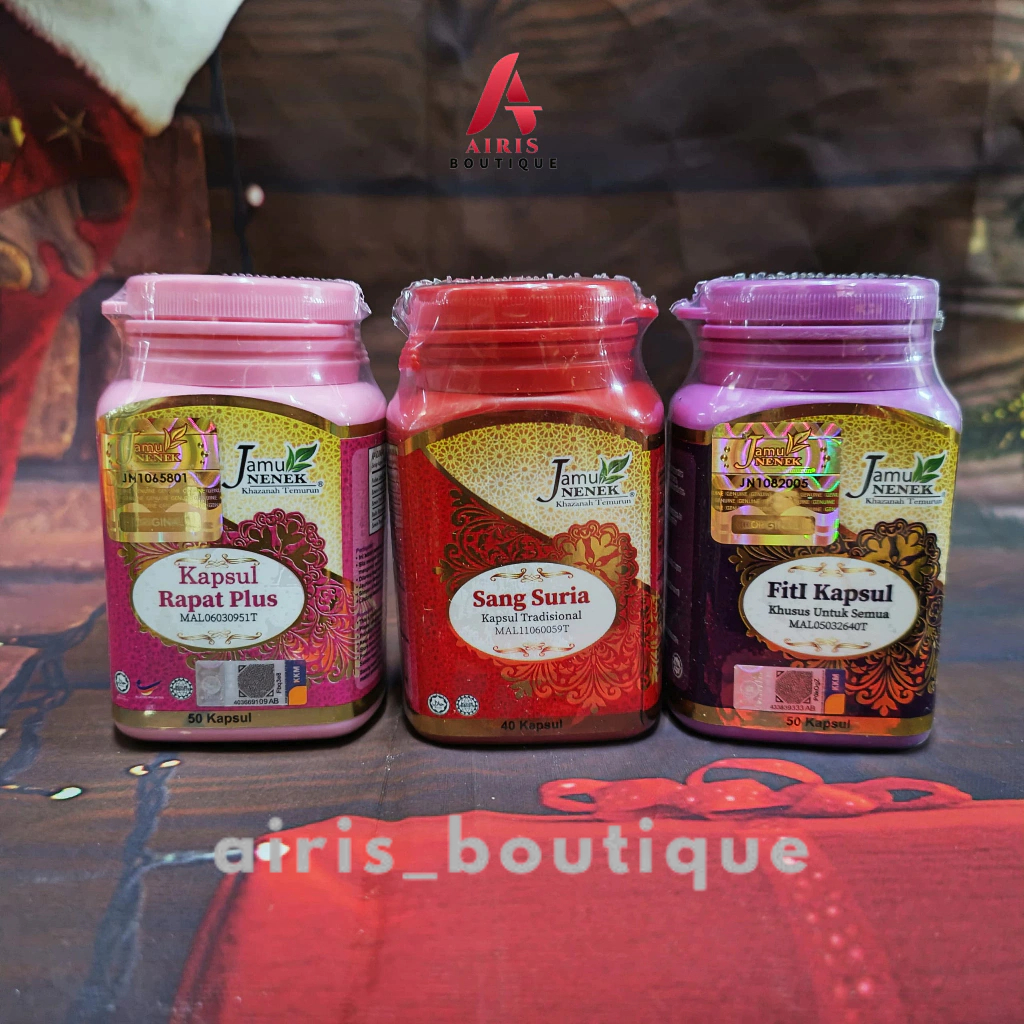 JAMU NENEK KAPSUL RAPAT PLUS | FIT I | SANGURIA | LELAKI SP | Shopee ...