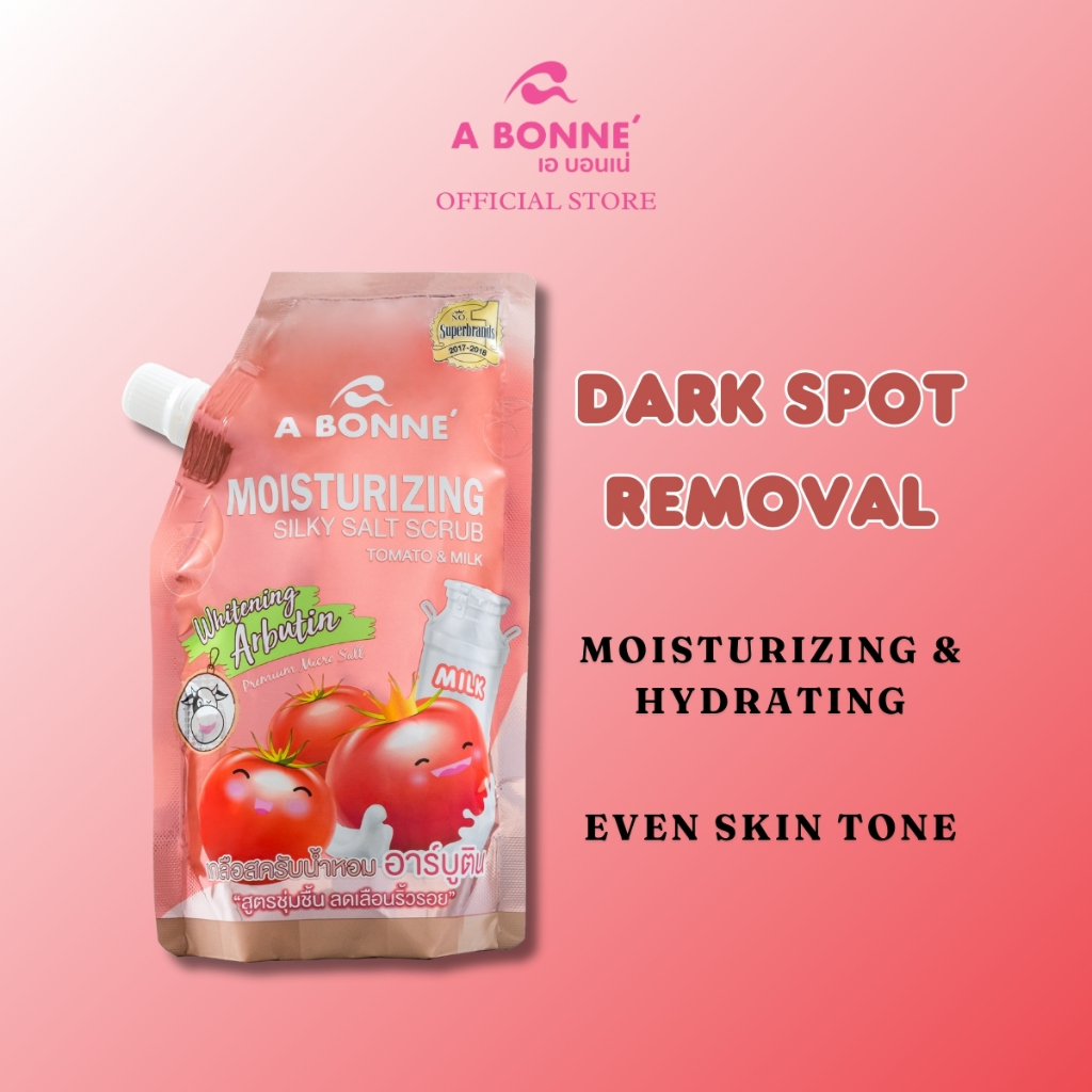 A Bonne Tomato & Milk Moisturizing Silky Salt Body Scrub Whitening ...
