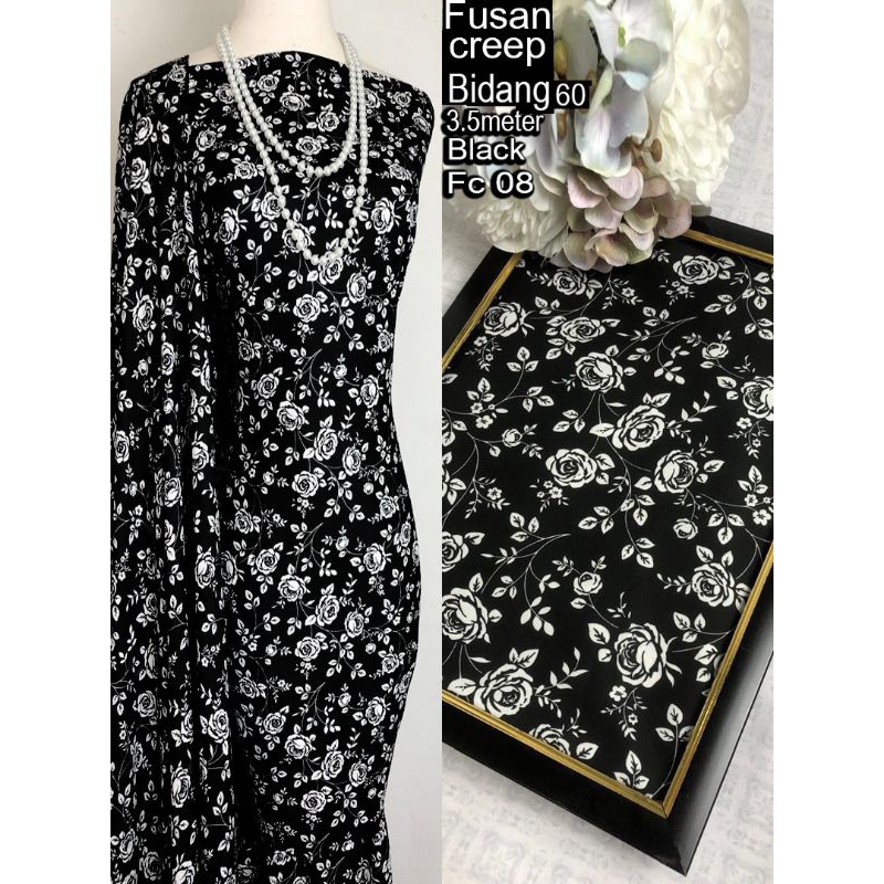 KAIN PASANG FUSAN CREPE EXCLUSIVE 2024 TERKINI | Shopee Malaysia