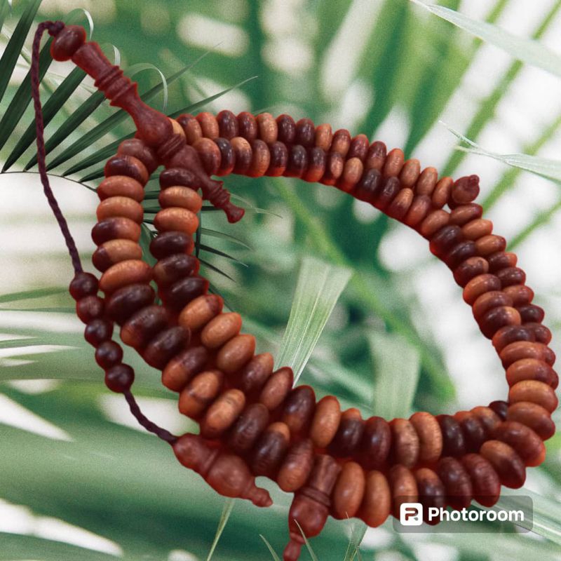 TASBIH KAYU 99, ASAM JAWA BERCORAK, Mentos 10.5mm | Shopee Malaysia