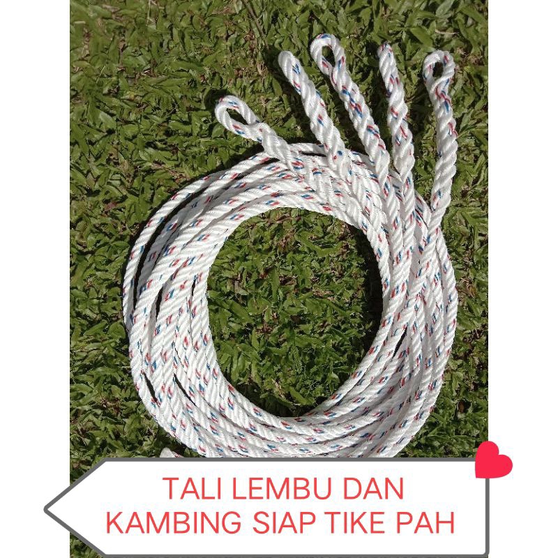 tali lembu Dan kambing siap tike pah ( 9mm X 5 m ) ( 8mm X 5m ) ( 12mm X 6m ) ( 14mm X 6m ...