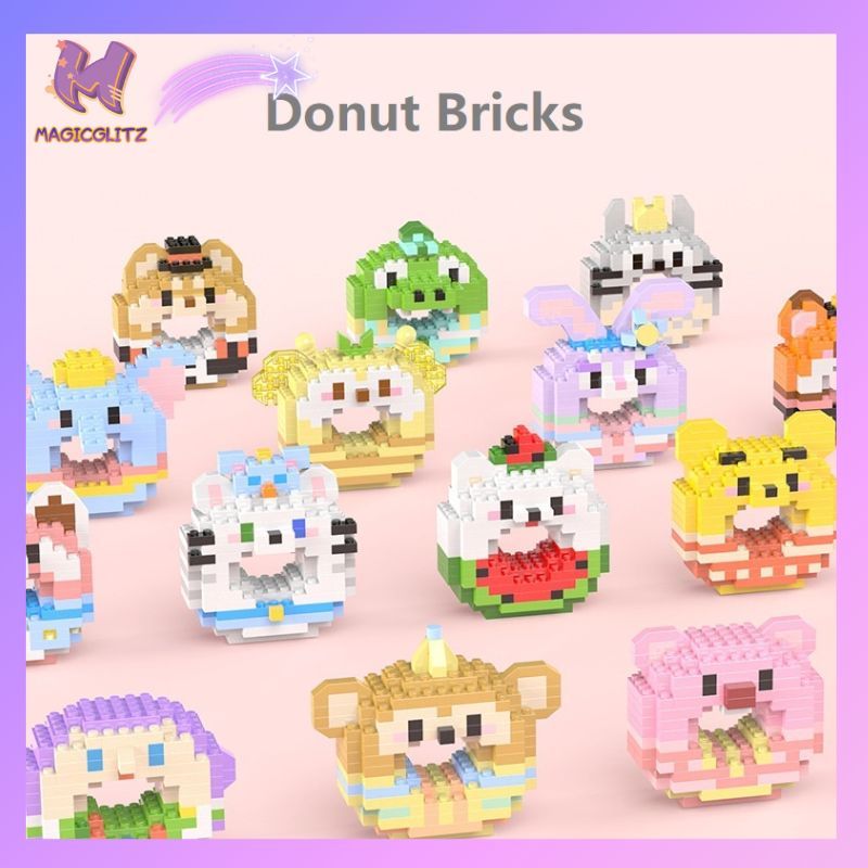 (NEW) Nano Bricks Building Blocks Cute Cartoon Doll Disney Kids Toy ...