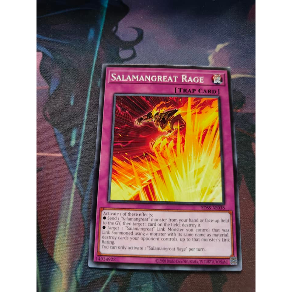 Yugioh: SD35-JP032 SDSS-AE038 Salamangreat Rage (Common/NPR) | Shopee Malaysia