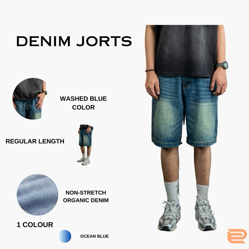DC CLOTHING DENIM JORTS | Shopee Malaysia