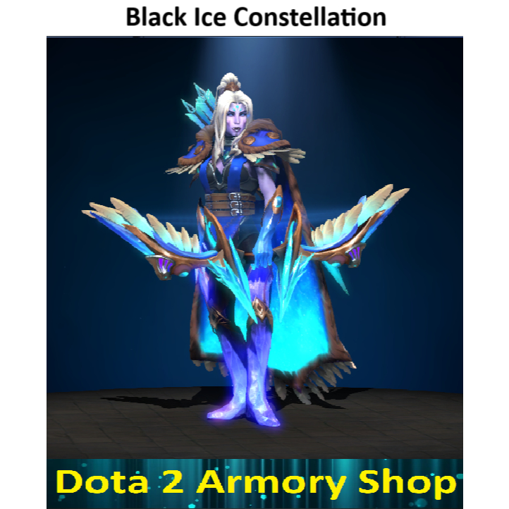 🔥Dota2 Drow Ranger (DR)🔥Black Ice Constellation🔥Aghanim's 2021 ...