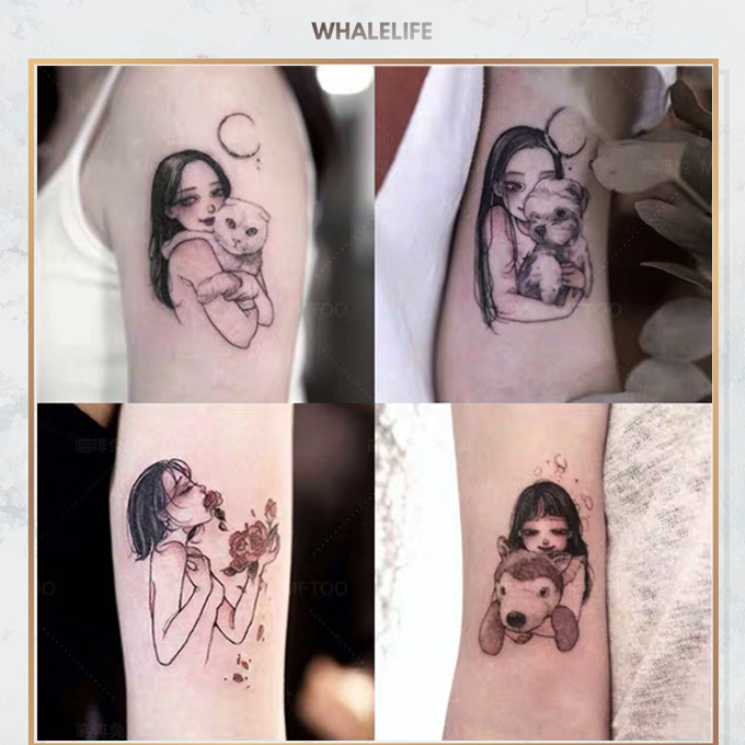 ⭐️⭐️ [Ready Stock] 1 Pcs Tattoo Sticker 5x7cm 纹身贴 Tatu Sticker NTT ...