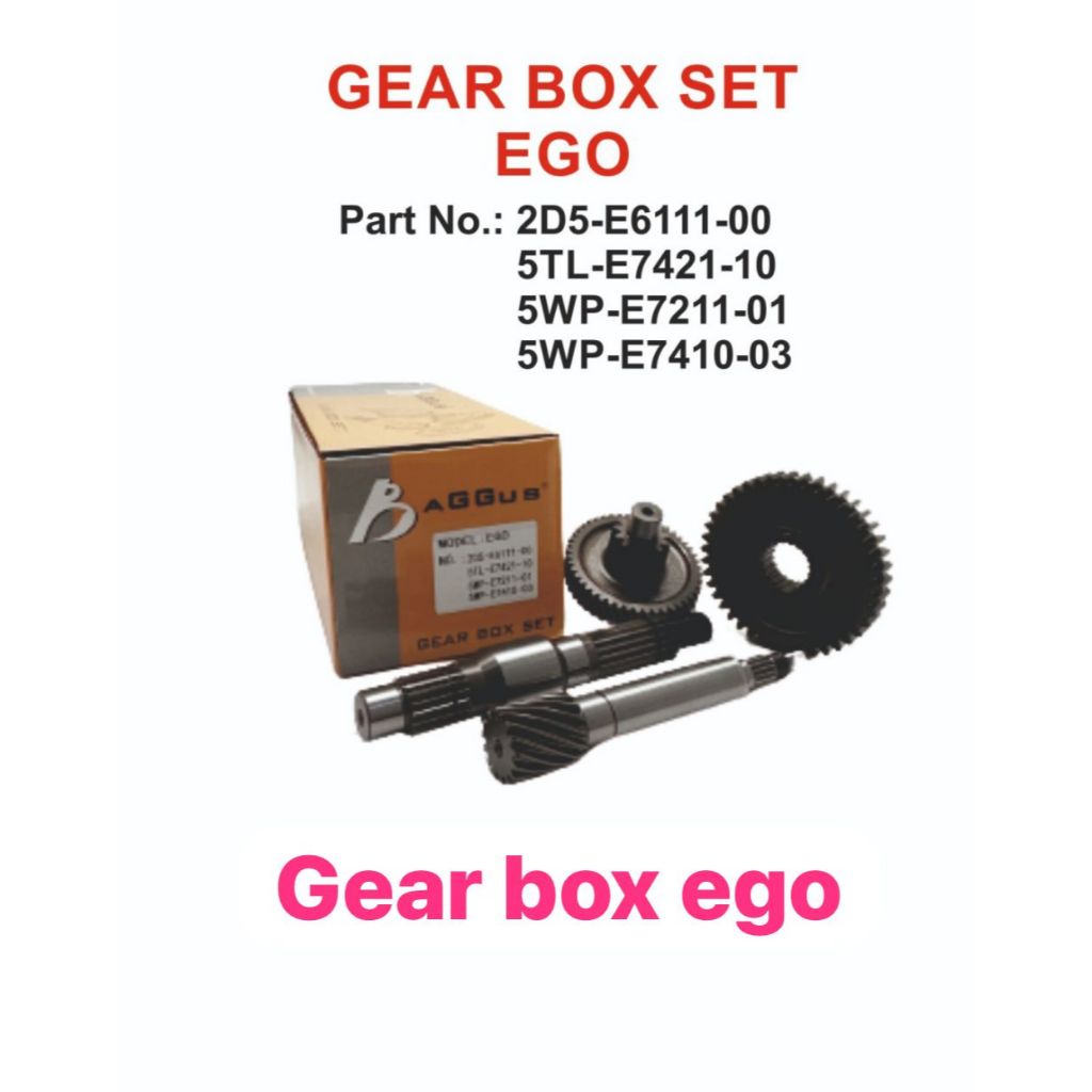 YAMAHA SCOOTER GEAR BOX EGO-EGOS AVANTIZ EGOLC EGO LC FI NMAX V1/V2 NVX155 V1BRAND BAGGUS ...