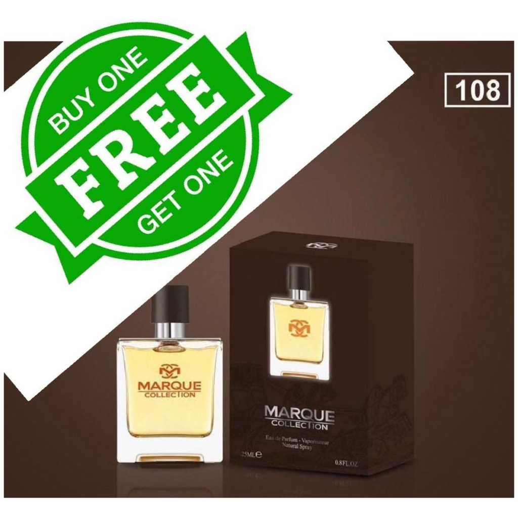 [Buy 1 Get 1 Free] Marque Collection 108 by Fragrance World EDP 25ml ...