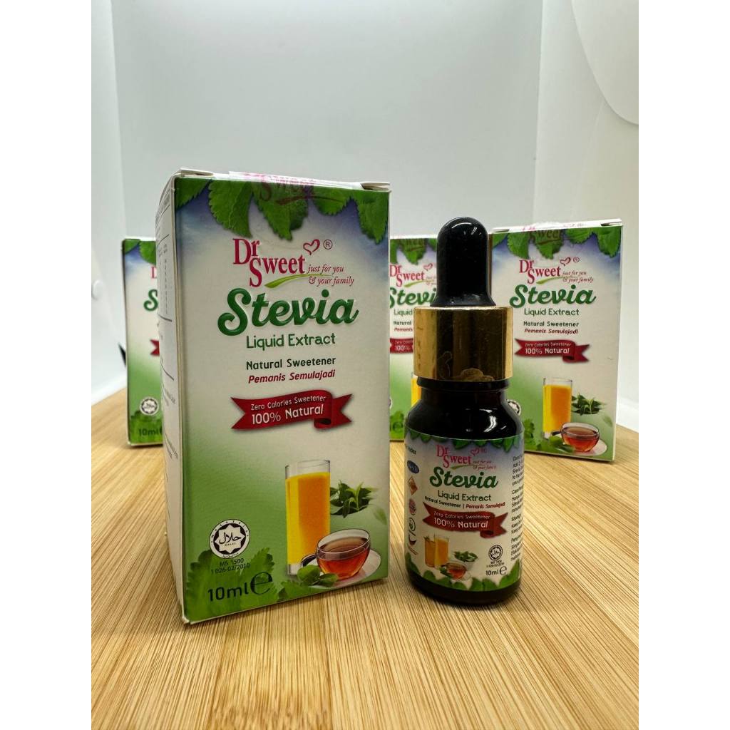 [FREE SHIPPING] COMBO 3 BOTOL Dr Sweet Liquid Stevia Extract / Stevia Sweetener / Gula Stevia ...