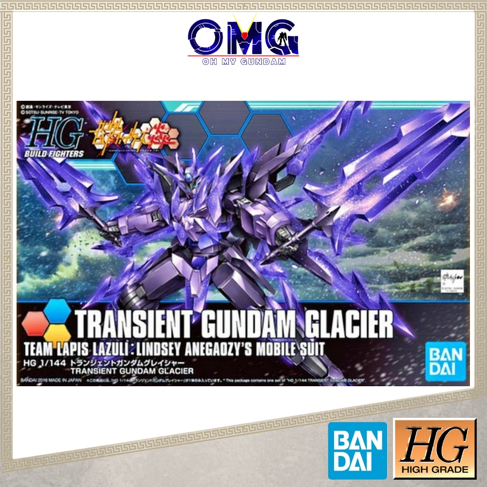 Bandai HGBF Transient Gundam Glacier 55443 1/144 Build Fighters ...