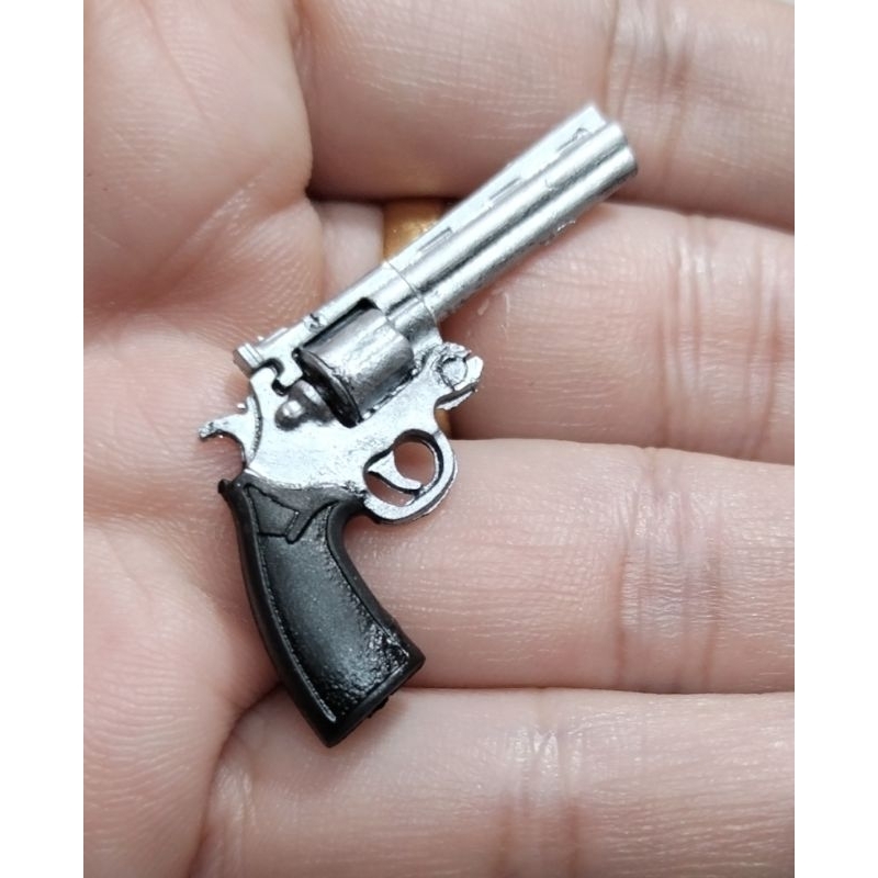 [Ready Stock] Miniature 1/6 Scale Metallic Painted Colt Python Revolver ...