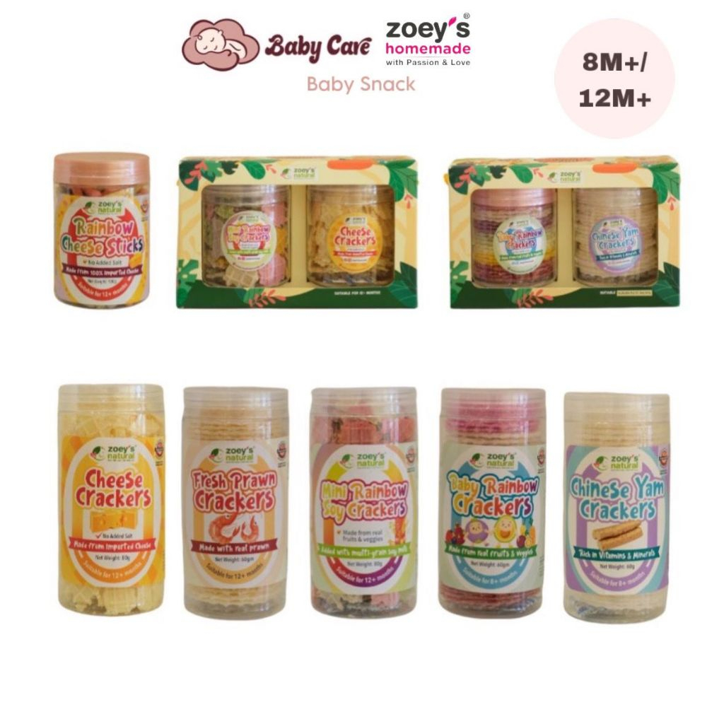 Zoey's Homemade Baby Snack, Rainbow Cheese Stick, Cheese Crackers, Soy ...