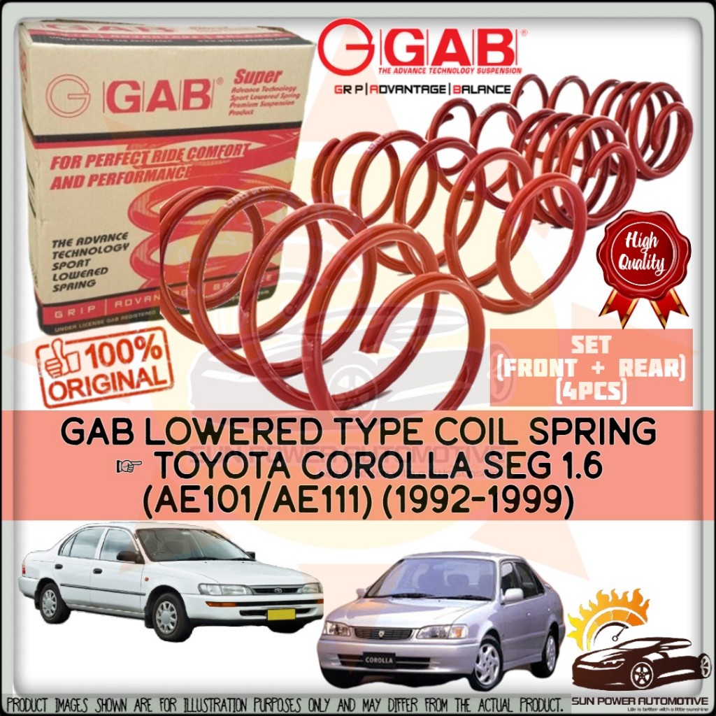 Toyota Corolla SEG 1.6 AE101 AE111 GAB SUPER SPORT PREMIUM LOWERED TYPE ...