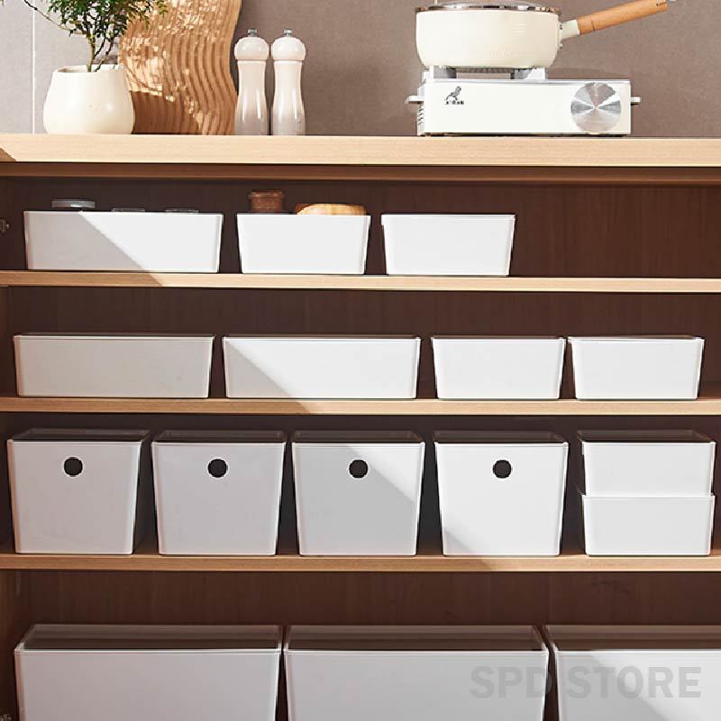 Premium Quality Storage Organizers Box With Lid Stackable Container For ...