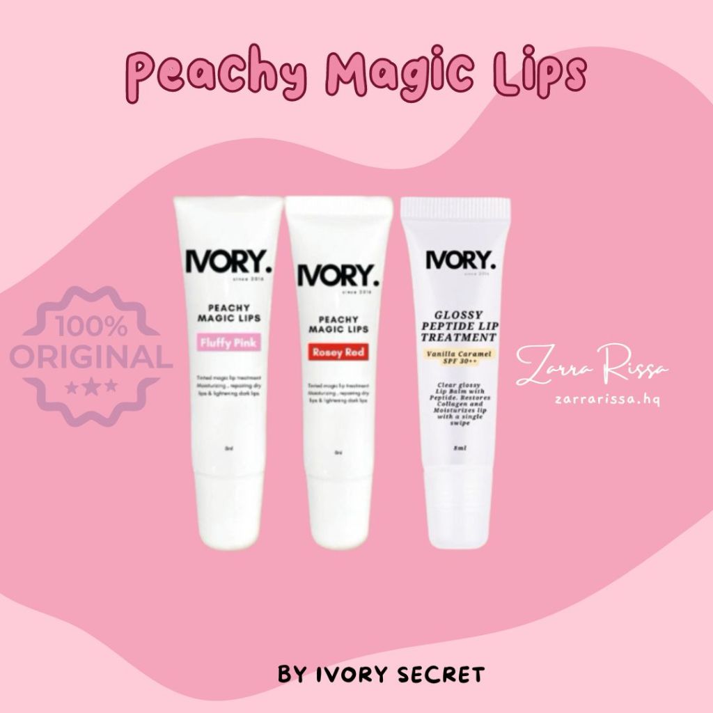 IVORY SECRET Peachy Magic Lips | Lipbalm | Lips Treatment | Shopee Malaysia