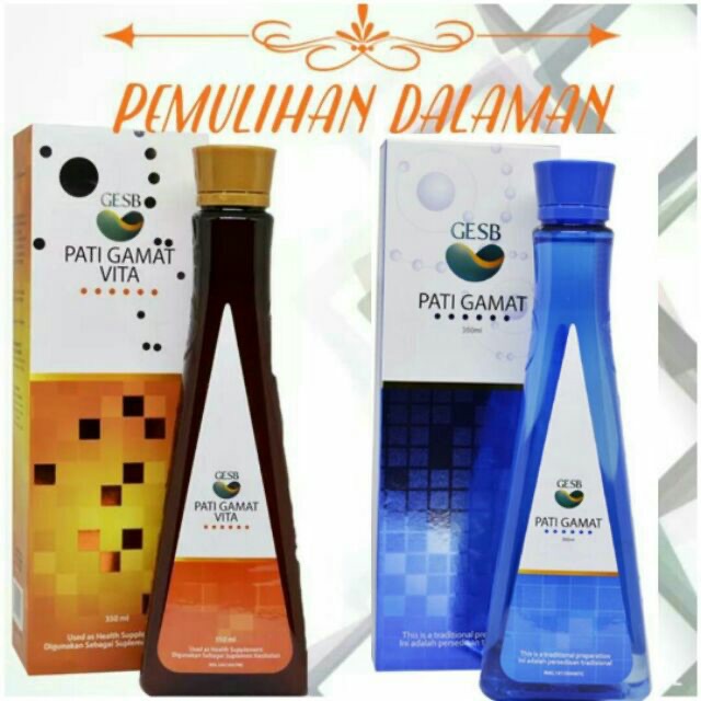 Pati Gamat Vita (B6) dan Pati Gamat Plus 350ml Gamat Emas | Shopee Malaysia