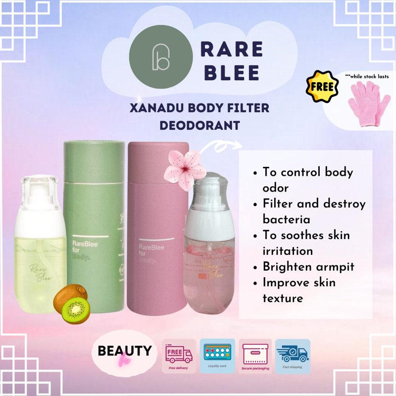 RAREBLEE Xanadu Body Filter Deodorant 50ml | Shopee Malaysia