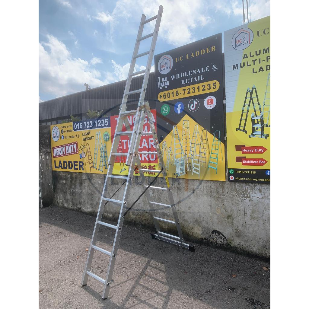 [UC Hardware] Aluminium Heavy Duty Multipurpose/Triple Extension Ladder ...