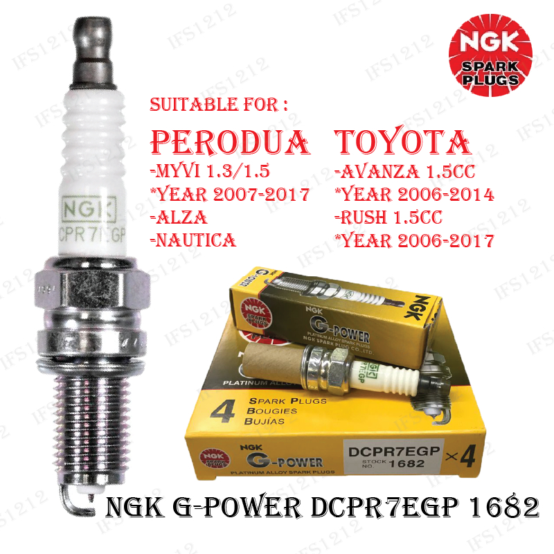 🇲🇾HOT SALES🔥 NGK G POWER PLUG MYVI ALZA AVANZA RUSH NAUTICA SUTERA ...