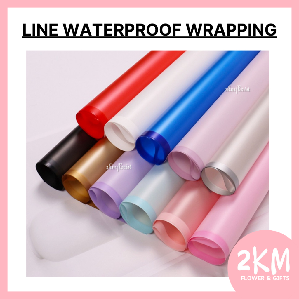 (20PCS) WL LINE Waterproof Flower Wrapping Paper Bouquet Gift Florist ...
