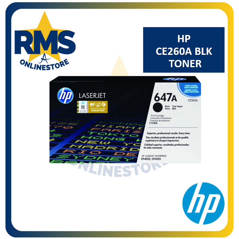 HP CE260A / CE261A / CE262A / CE263A Toner Cartridge (Original ...