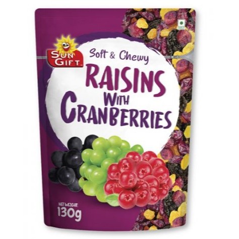 SUNGIFT Dried Raisins with Cranberries | 130g | Shopee Malaysia