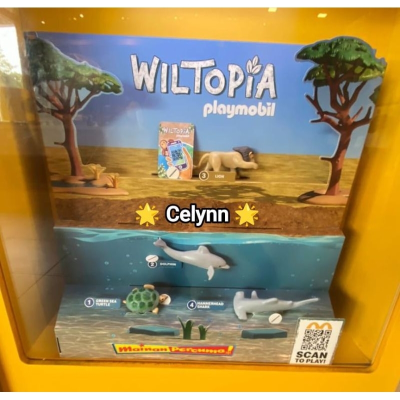 McDonald's McDonalds Mcd Mekdi Happy Meal Toy Playmobil Wiltopia 动物系列 ...