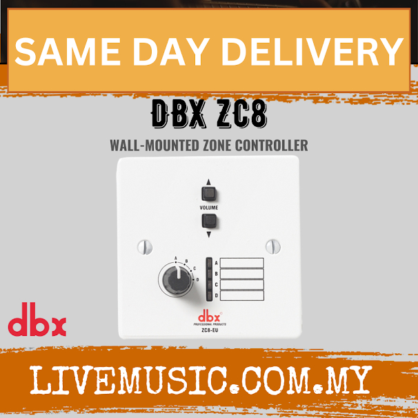 Dbx By Harman ZC8 EU Wall-Mounted Zone Controller ( ZC8-EU / ZC8EU ...