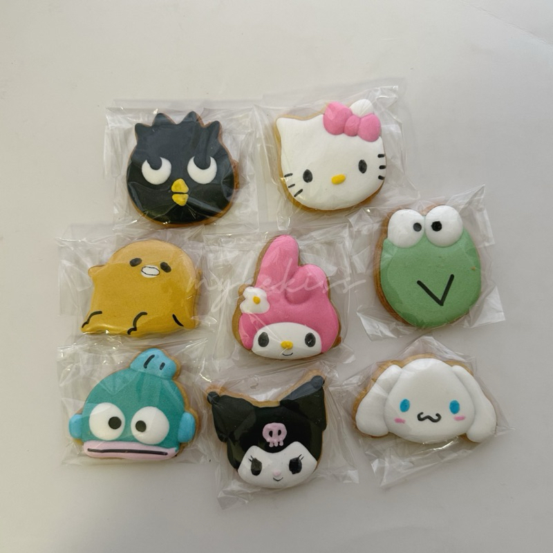 Sanrio sugar cookies fancy cookies butter cookies icing cookies cute ...
