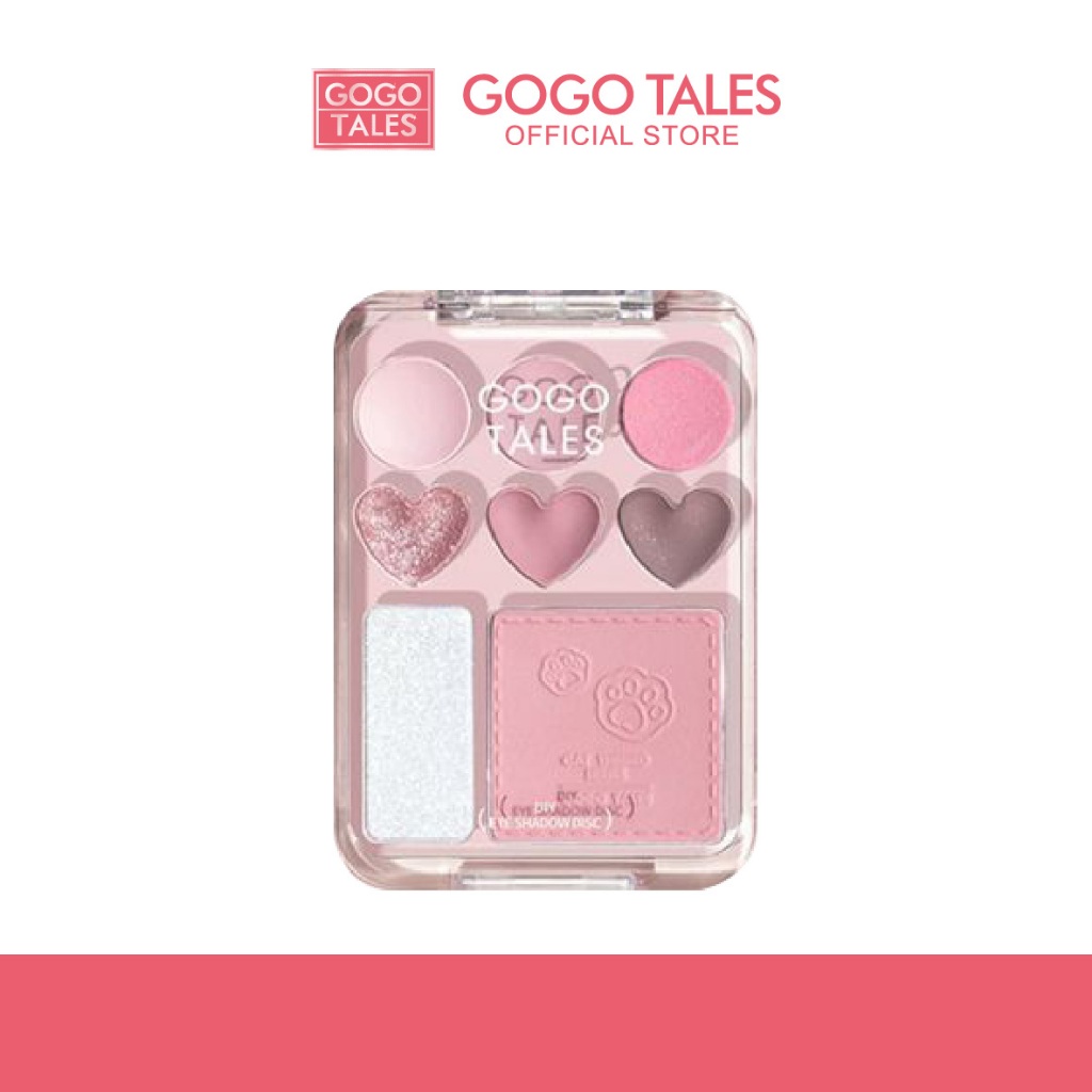 Gogo Tales Stick Sweet Heart Powder Blusher Eyeshadow Palette GT609 ...