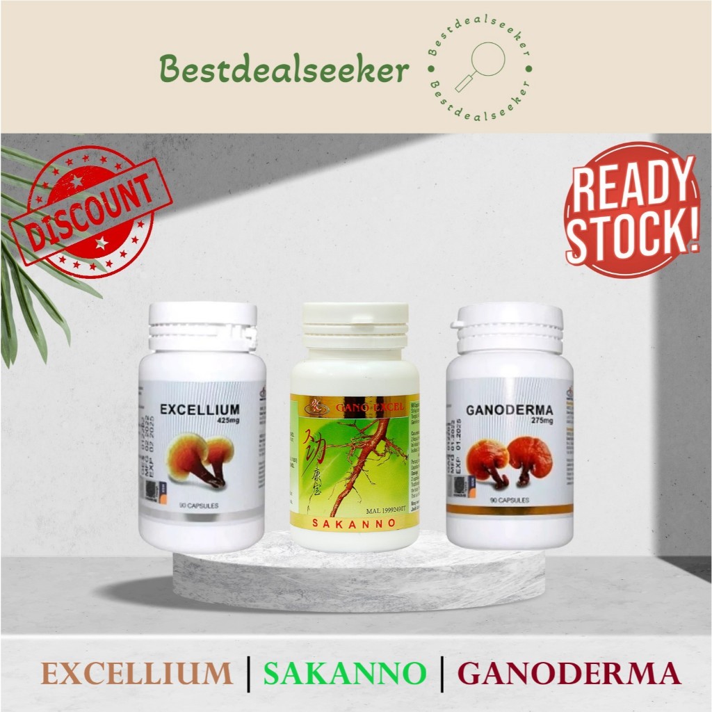 [ WHOLESALE PRICE ] GANO EXCEL GANODERMA EXCELLIUM SAKANNO (30/60/90 ...