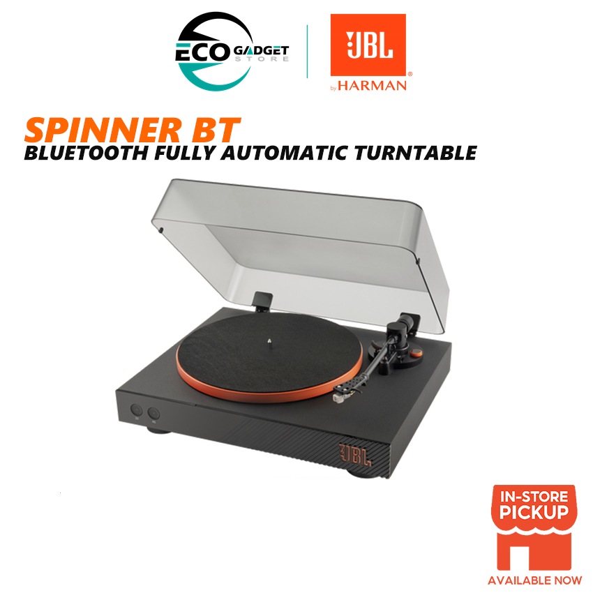 JBL Spinner BT Bluetooth Semi-Automatic Wireless Belt-Drive Turntable ...