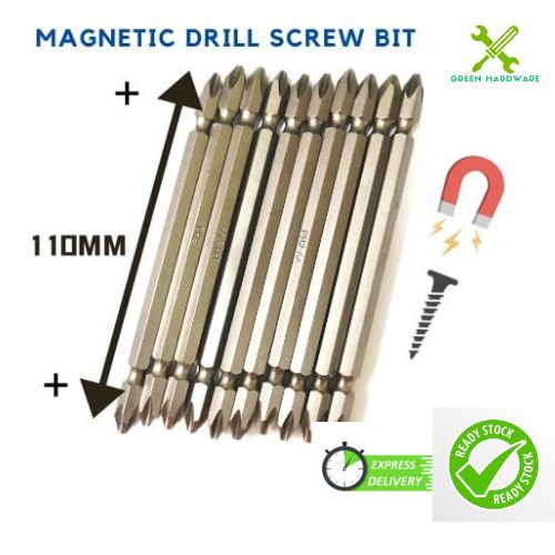 SCREW DRIVER BIT SET (+ +) DRILL BIT SCREWDRIVER DRILL(1PCS) 110MM ...