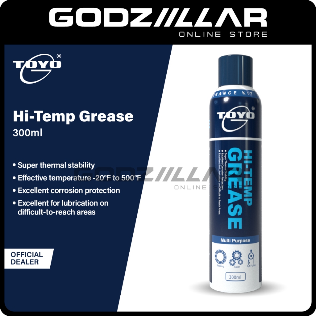 (300ml) Toyo-G Hi-Temp Grease Multi Purpose Grease Spray Aerosol Series 多用途高温油脂 | Shopee Malaysia
