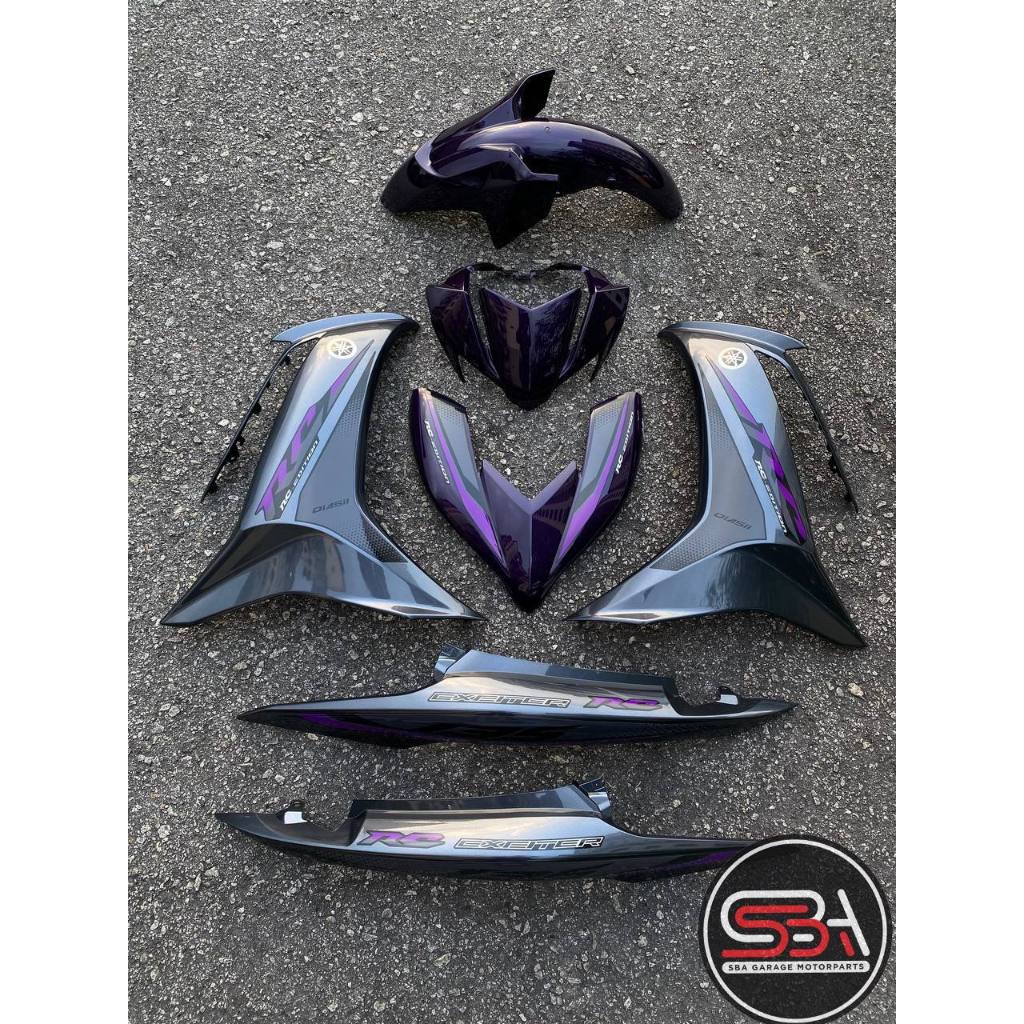 COVERSET BODYSET LC135 LC V8 DR RC EXCITER PURPLE GREY FUEL INJECTION ...