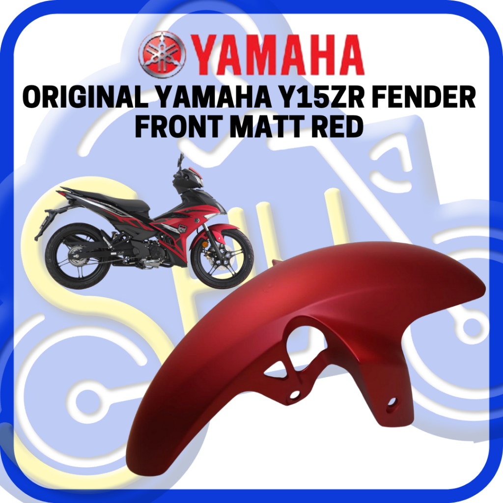 ORIGINAL YAMAHA Y15ZR Y15 MATT RED FENDER FRONT MOTORCYCLE ORIGINAL ...