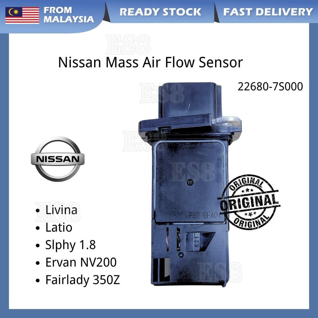 Nissan Livina X-Trail Sentra N16 Mass Air Flow Sensor 5Pin 22680-7S000 ...