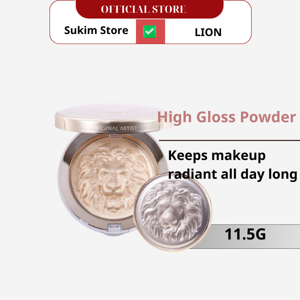 LION Luxurious Soft Highlighting Powder Highlight LION High Gloss ...