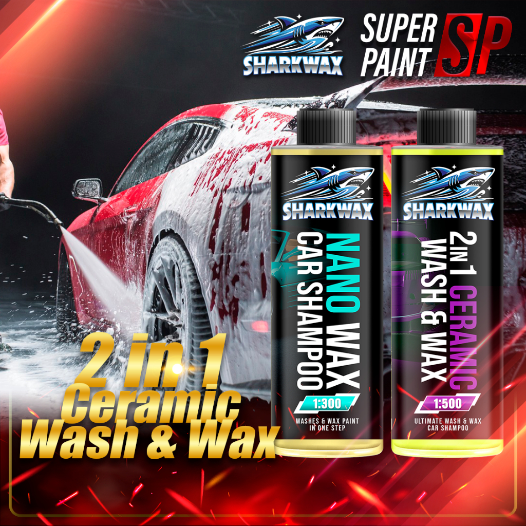 Nano Wax Car Wash Shampoo US Technology 2 IN 1 Ceramic Wash & Wax ...