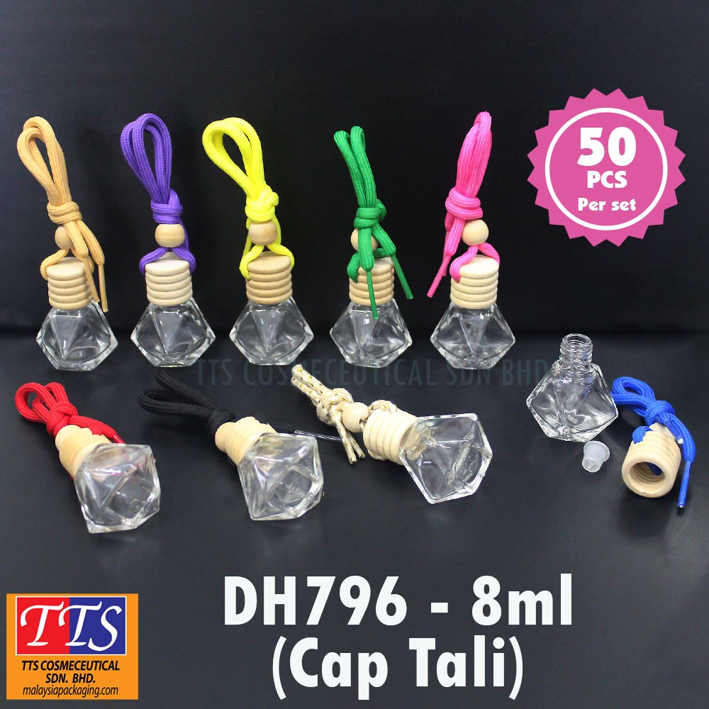 [50pcs] Clear glass empty bottle 8ml Botol minyak wangi / Botol Kaca ...